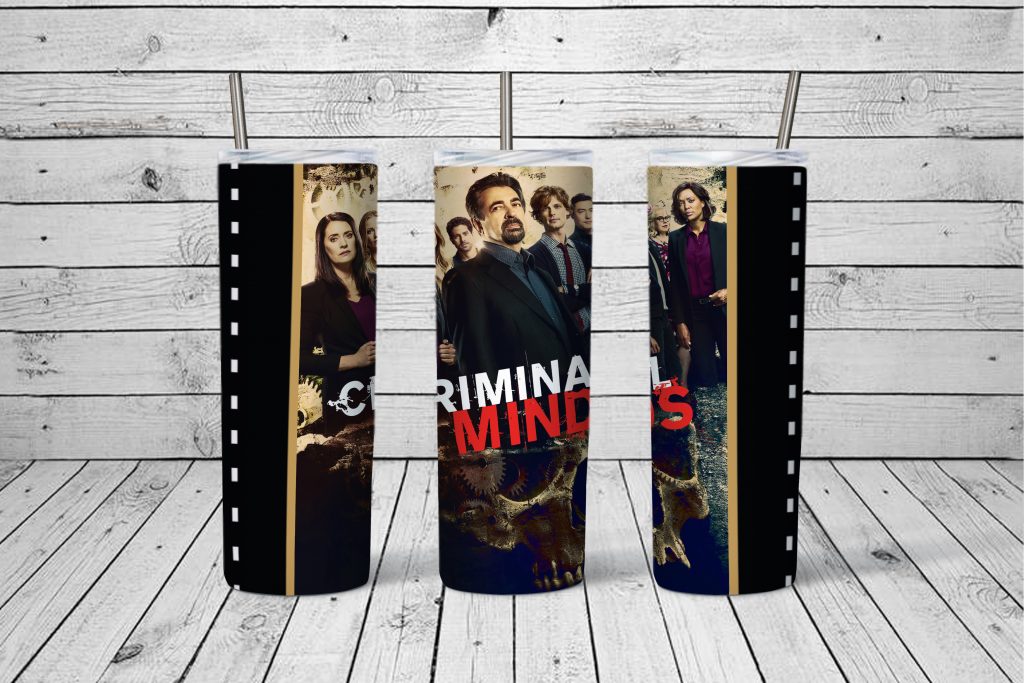 Criminal Minds Inspired Tumbler Design for Crafters