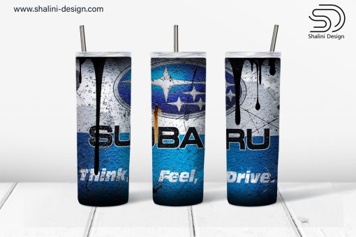 SUBARU CAR Brand Stained design for 20 oz skinny tumbler - Shalini ...