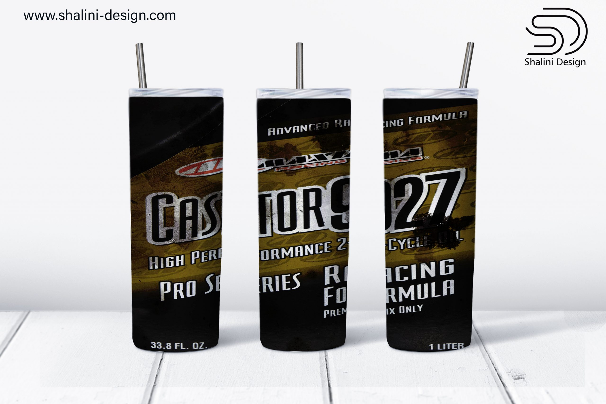 Maxima Castor 927 Stained Design 20oz Skinny Tumbler - Shalini Design ...